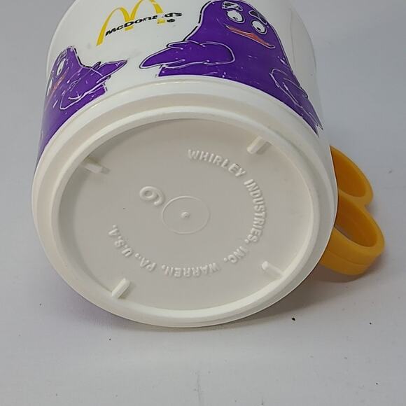 McDonald's | Other | Vintage 8s Mcdonalds Grimace Mug Plastic Cup ...